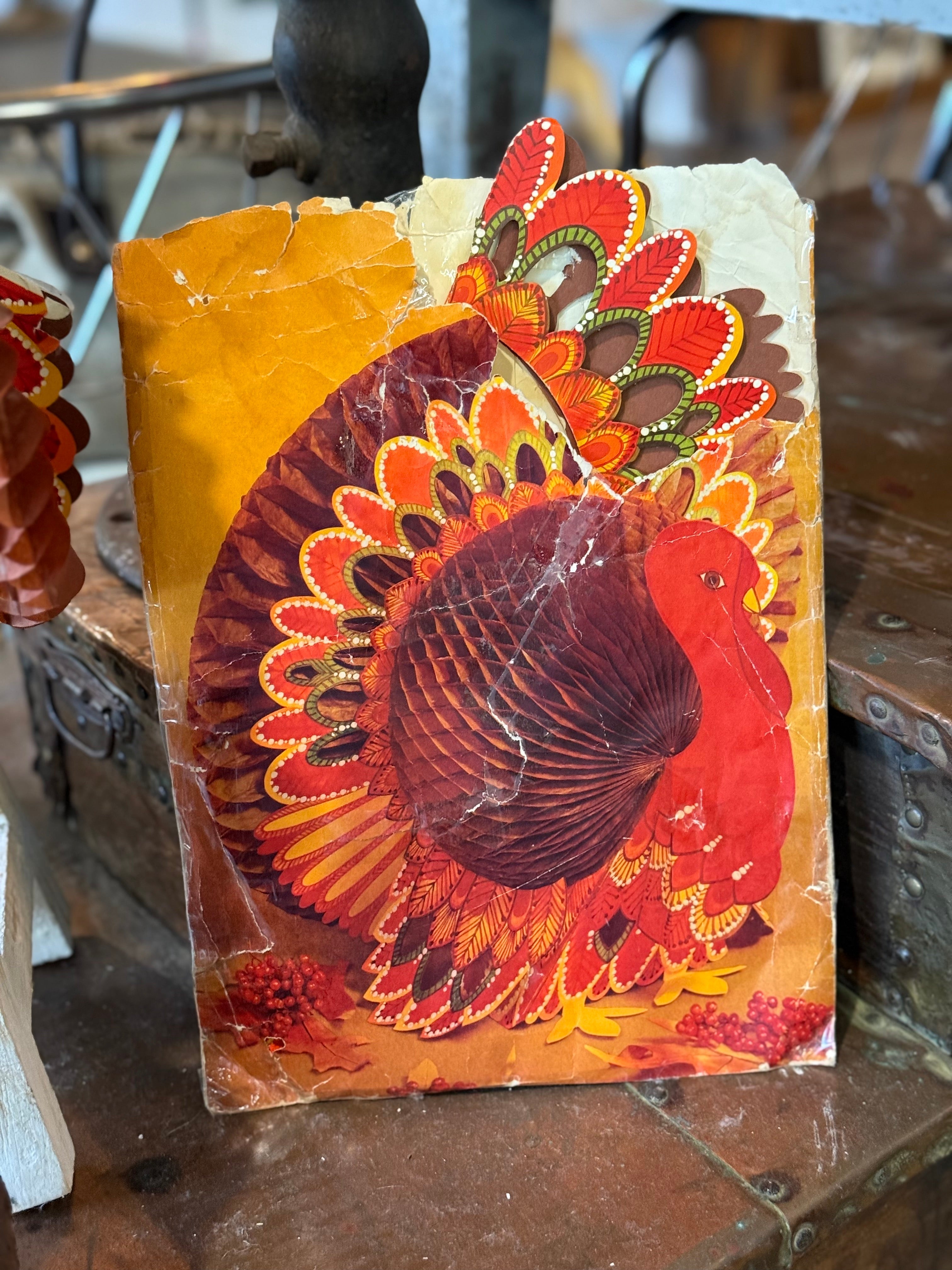 Vintage Hallmark Turkey Centerpiece Set – The Mustard Seed Collection ...